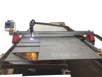 China Gantry Type CNC Plasma Cutter 3000x8000mm Cutting Area 25mm Thickness with Dual Torch Option for sale