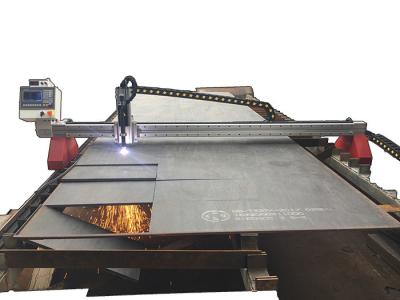 China Gantry Type CNC Plasma Cutter 3000x8000mm Cutting Area 25mm Thickness with Dual Torch Option for sale