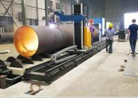 China Roller Bed CNC Plasma Tube Cutter With  Maxpro 200 Plasma Power Source for sale