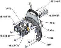 China Automatic Pipe Orbital Welding Torch HZG-76 All Position Tube to Tubesheet Weld Head for sale