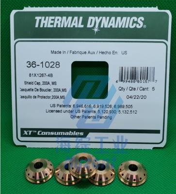 China Thermal Dynamics 36-1028 200A Plasma Cutter Shield Cap MS Made in USA for sale