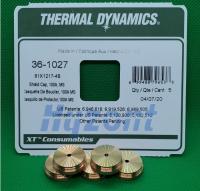 China Thermal Dynamics XT301 Shield Cap 36-1027 100A Plasma Cutter Parts Made in USA for sale
