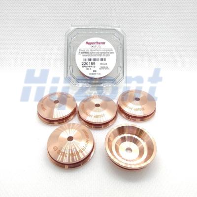 China Mild Steel 80 Amp Plasma Torch Consumables Part 220189 for HPR/HPRXD Systems for sale