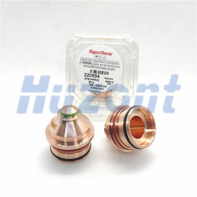China Copper 220554 Laser Cutter Nozzle Assembly 50A for HPR HPRXD Plasma Systems for sale