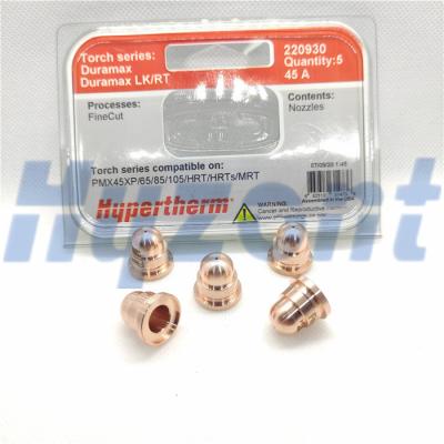 China Duramax 45A Fine Cut Nozzle 220930 for Powermax 65/85 Plasma Systems | USA Made for sale