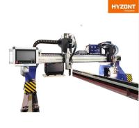China Dual Side Drive Gantry CNC Plasma Cutter 6000mm/min Cutting Speed 4m Beam Width for sale