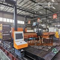 China High Definition Gantry CNC Plasma Cutter Steel Plate Beveling 2700mm Cutting Width for sale