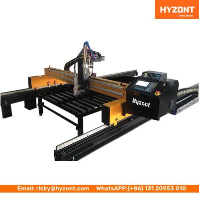 China Mini Gantry CNC Plasma Oxy Fuel Cutting Table 2000x6000mm Dual Drive for sale