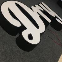 China Light Box Shape Advertising Channel Letter Sign UV Printing 3D Illuminated UL for sale