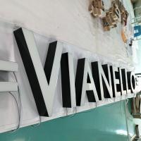 China Resin Liquid Aluminum Storefront Channel Letter Sign CE ROHS for sale