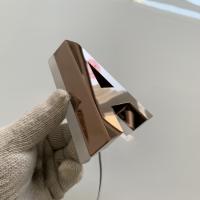 China Rose Gold Mirror Backlit Stainless Steel Letters Anti Rust Backlit Metal Sign for sale