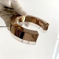 China Rose Gold Mirror Backlit Stainless Steel Letters Anti Rust Backlit Metal Sign for sale