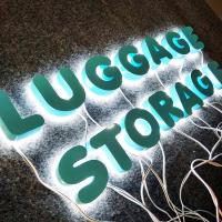 China 3D Shape Color Paint Metal Letters With Lights Outdoor Advertising for sale