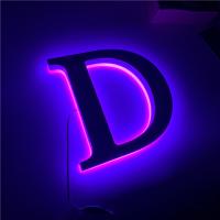 China Store Coffee Shop Led Sign Backlighting Purple Lighting CE RoHS for sale