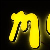 China Advertising Shopfront LED Acrylic Letters Signage 12VDC for sale