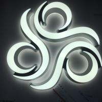 China Shopfront Led Acrylic Business Logo Sign High Brightness Light Up Sign Board for sale