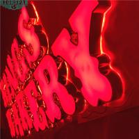 China 5-12cm Thick LED Acrylic Letters Red Illuminated Channel Letter for sale