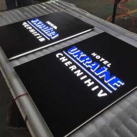 China Mini Front Lit SMD2835 LED Acrylic Letters Sign Board Eco Friendly for sale