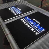China Mini Front Lit SMD2835 LED Acrylic Letters Sign Board Eco Friendly for sale
