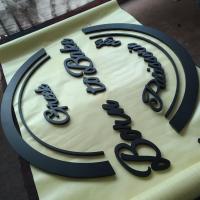 China Acrylic 3D Letter Sign Non Illuminated Business Logo Wall Mount Logo Sign Letters for sale