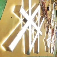 China Stainless Steel Logo Giant Light Up Letters Signs For Events CE ROHS for sale