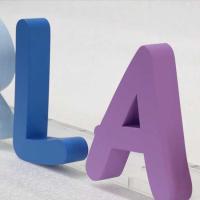 China Beauty Salon Open 3D Letter Sign Advertising Laser Cut Metal Logo 3cm Thickness for sale