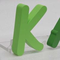 China Beauty Salon Open 3D Letter Sign Advertising Laser Cut Metal Logo 3cm Thickness for sale