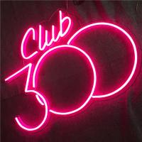 China Acrylic LED Neon Sign Wall Mount Pink Neon Light Sign 12VDC for sale