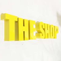 China Gold Brush Stainless Steel Metal Letter Sign 10cm Depth For Government Offices for sale