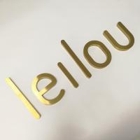 China OEM ODM Cosmetics Store Metal Letter Sign Fabricated Outdoor for sale