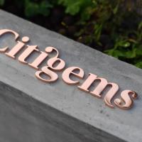 China Cutted Aluminum Logo Metal Letter Sign Stainless Steel Channel Letter CE ROHS for sale