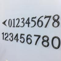 China Illuminated Stainless Steel 304 Metal Address Signs Screw Mount for sale