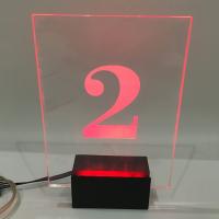 China Front Door Big RGB Led House Number Sign Plaque 50000 Hours for sale