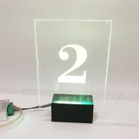 China Front Door Big RGB Led House Number Sign Plaque 50000 Hours for sale