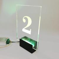 China Front Door Big RGB Led House Number Sign Plaque 50000 Hours for sale