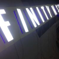 China Wall Mount 3-5mm Acrylic Storefront Sign Front Lit Channel Letters For Shops for sale