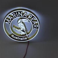 China Outdoor 3d Illuminated Halo Lit Sign Letters Wall Mounted UL for sale