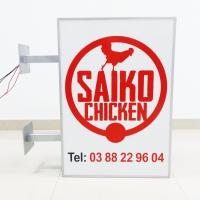 China ROHS UL Retail Shop Light Box Signage 3D Indoor Advertising for sale