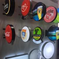China Outdoor 12V LED Business Restaurant Sign Board Black Painting Double Sided for sale
