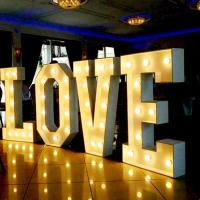 China Led Bulb 3ft 4ft Marquee Letter Sign Wedding Love Letters for sale