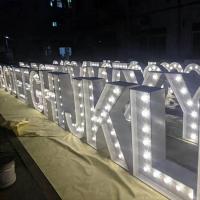 China LED Big Marquee Letter Sign Aluminum Metal Marquee Letters UL for sale