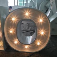 China LED Big Marquee Letter Sign Aluminum Metal Marquee Letters UL for sale