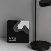 China HIGHSPAN Laser Cut Building Sign Meeting Room Acrylic Wayfinding Signs for sale