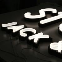 China Outdoor Custom Laser Cut Metal Logo Signs Light Up Sign Board HIGHSPAN for sale