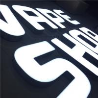 China Business Light Up 3D Letter Sign Retail Store Signboard DC12V for sale