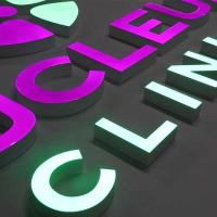 China Solid Acrylic 3d Letter Sign 3mm 6500k Led Channel Durable for sale