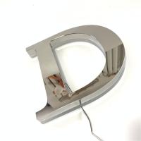 China Channel 3D Letter Sign 12v Stainless Steel Metal Led Bar Sign AC110V for sale