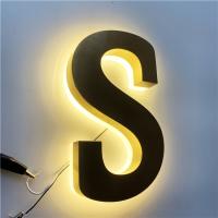 China HIGHSPAN Restaurant Sign Board Stainless Steel Backlit CE ROHS for sale