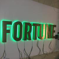 China Building RGB Channel Letter Sign Stainless Steel Illuminated for sale