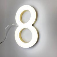 China Windproof 3D Acrylic Front Lit Sign Board 50000 Hours Lifetime for sale